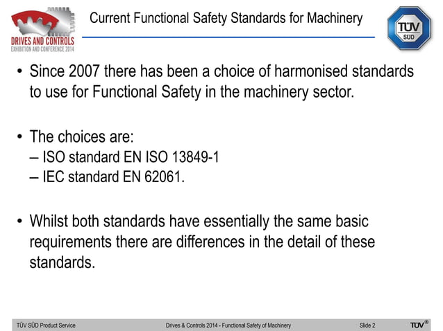 Functional safety standards_for_machinery | PDF | Auto Type | Automotive