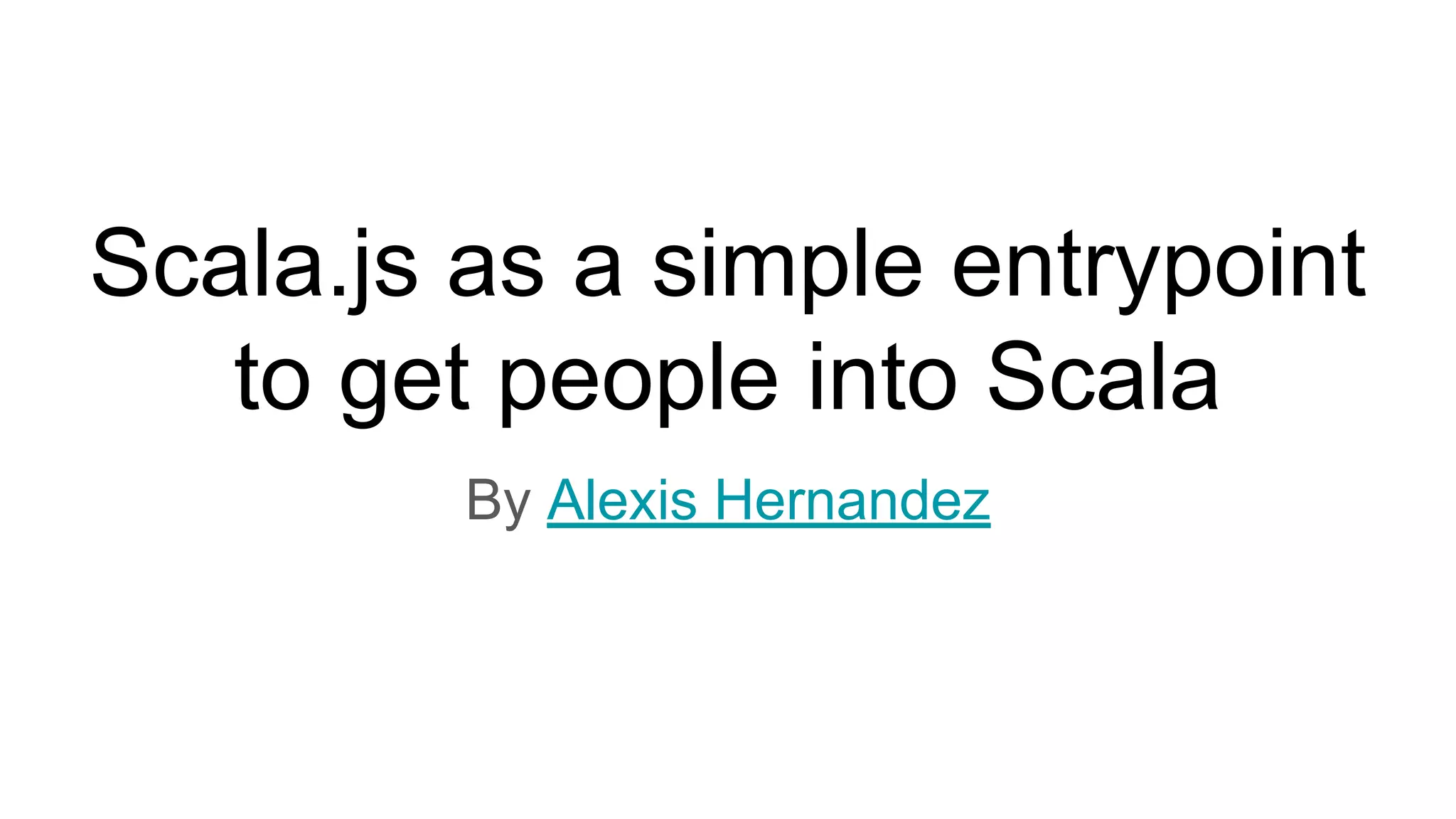 Functional Scala 2022 Scalajs Alexis Pdf