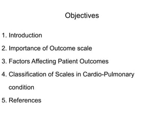 Functional scales in cardio pulmonary condition | PPTX