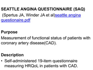 Functional scales in cardio pulmonary condition | PPTX