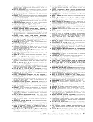 Functional somatic syndromes. | PDF