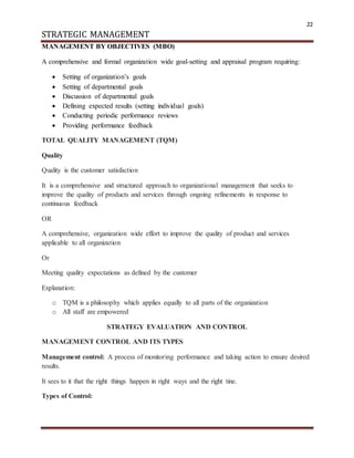 Strategic management Functional strategy Strategy Implementation ...