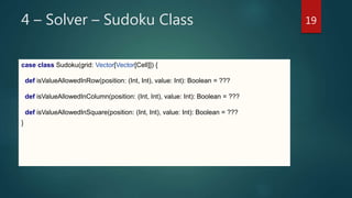 Functional sudoku | PPTX | Programming Languages | Computing