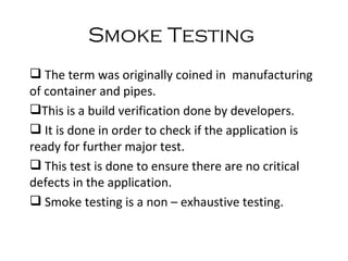 Functional testing | PPT | Computer Software and Applications | Computing