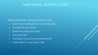 Functional testing | PPT