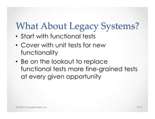 Functional testing patterns | PDF