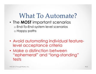 Functional testing patterns | PDF