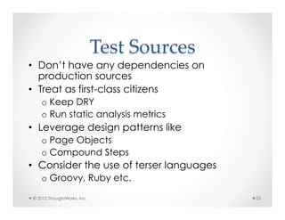 Functional testing patterns | PDF