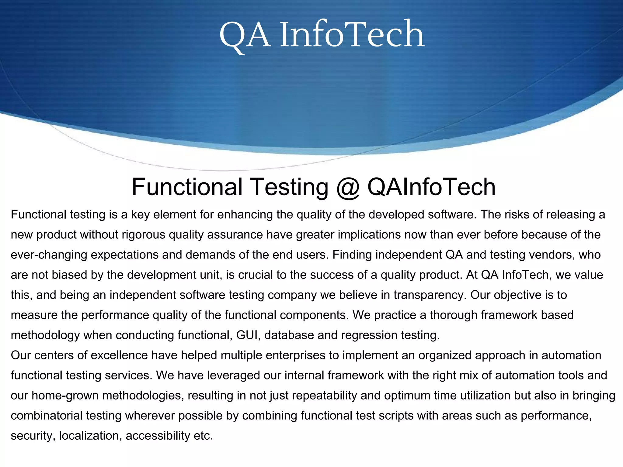 What Is Functional Testing? | PDF