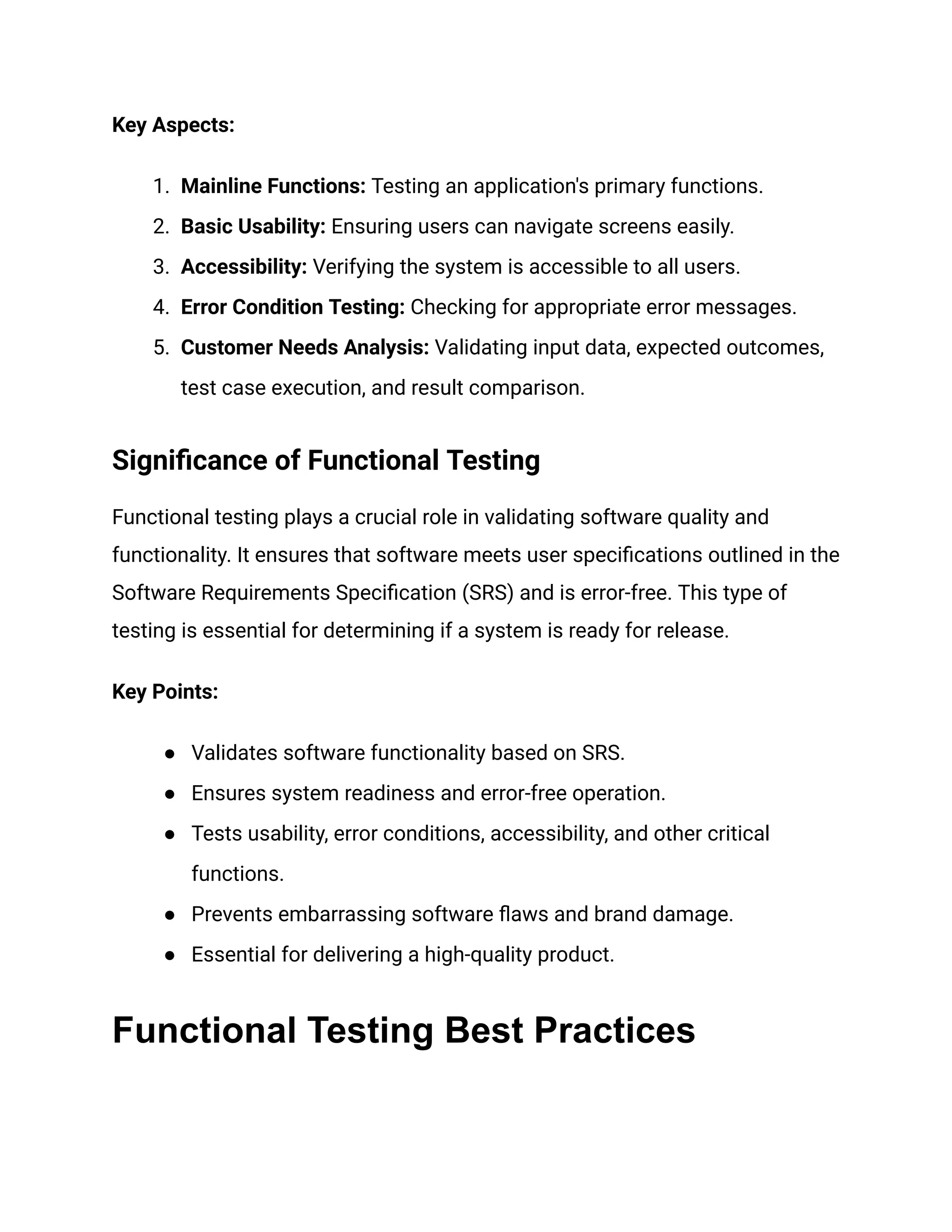 Functional Testing Vs. Regression Testing_ A Comprehensive Comparison ...