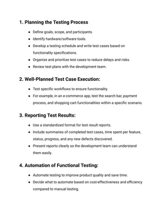 Functional Testing Vs. Regression Testing_ A Comprehensive Comparison ...