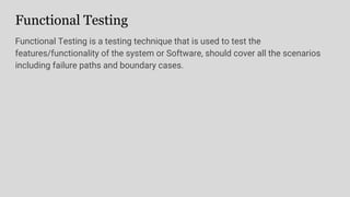 Functional testing with behat | PDF