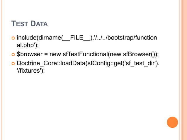 Functional tests in_symfony | PPT