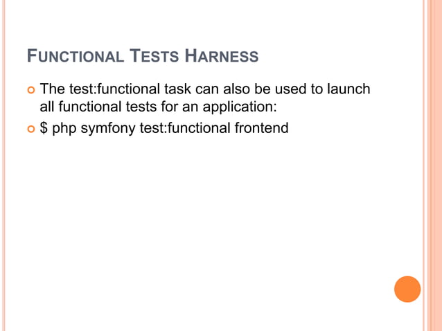 Functional tests in_symfony | PPT