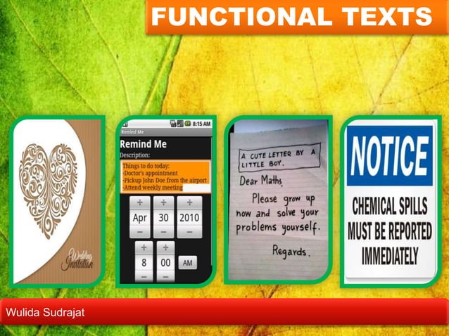 Functional text all | PPT