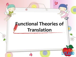 Functional theories | PPT