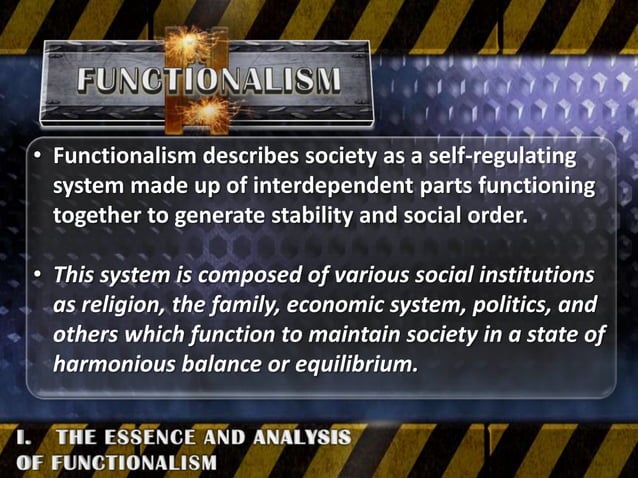 The structural functional theory - resourcemens