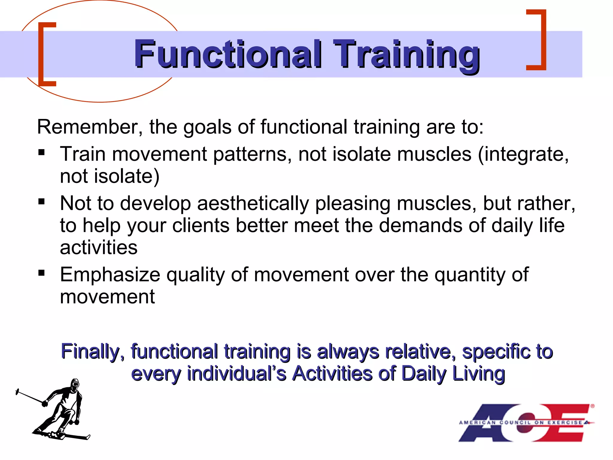 Functional training | PPT