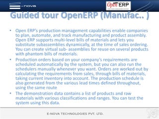 OpenERP Functional Training Day2 | PPT