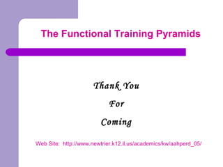 Functional training pyramids | PPT