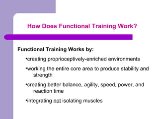 Functional training pyramids | PPT