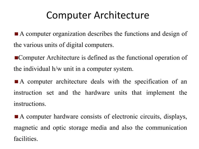 Functional units | PPTX