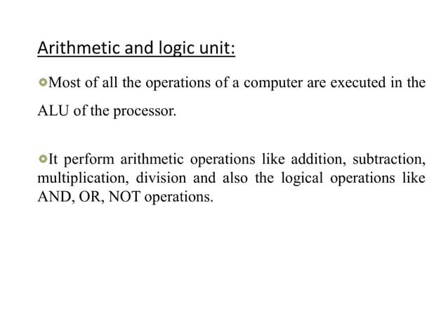 functional and units in digital system COA unit 1.pptx | Data Storage and Warehousing | Computing