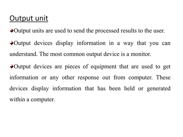 functional and units in digital system COA unit 1.pptx | Data Storage and Warehousing | Computing