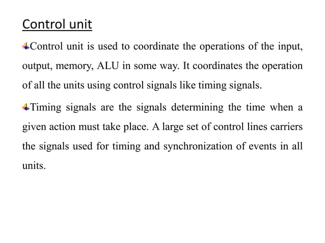 functional and units in digital system COA unit 1.pptx | Data Storage ...