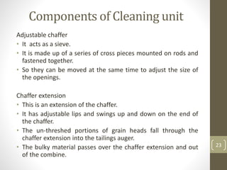 Functional units of combine harvester | PPTX