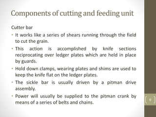 Functional units of combine harvester | PPTX