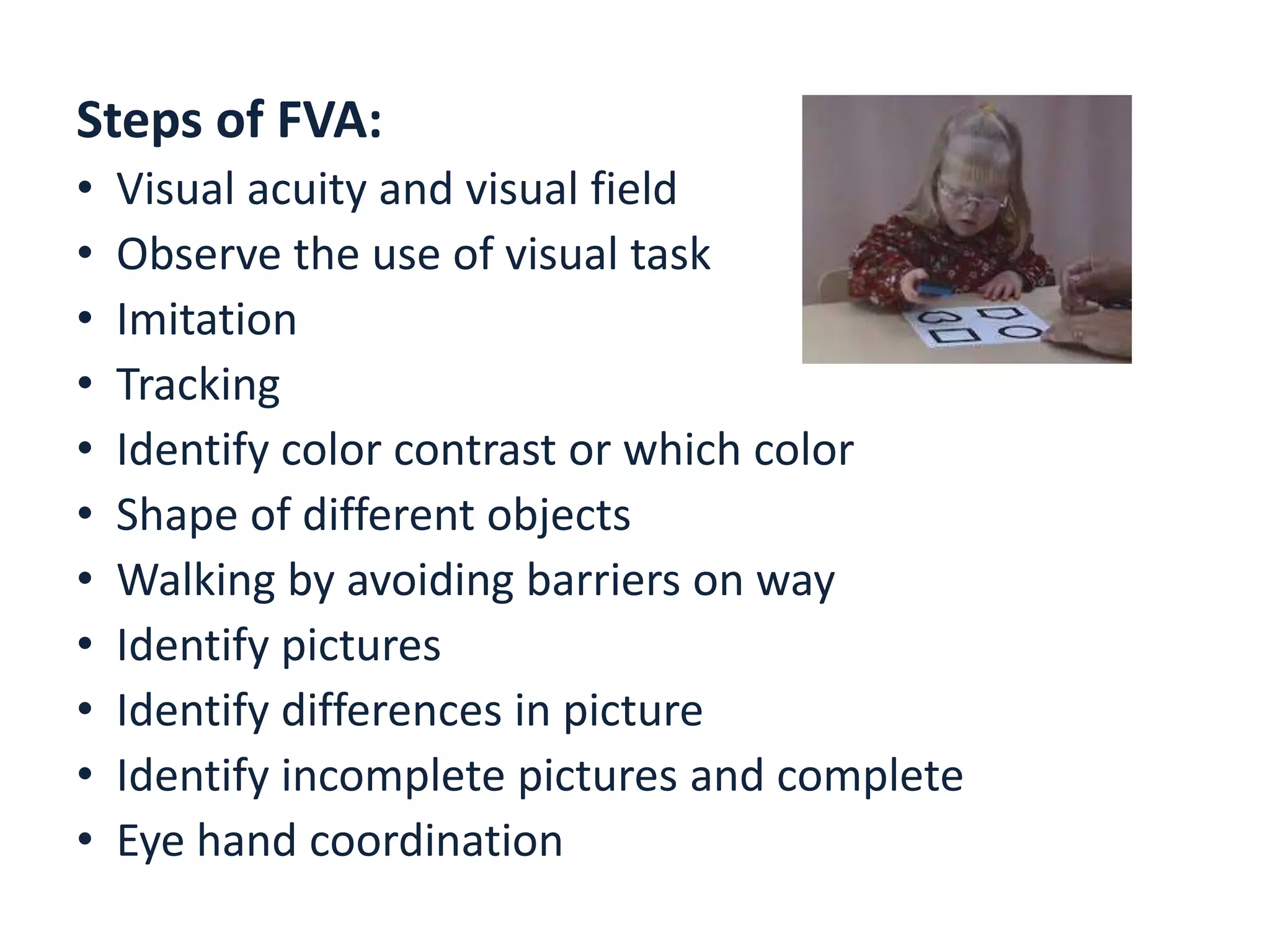 Functional vision assessment what to consider | PPTX