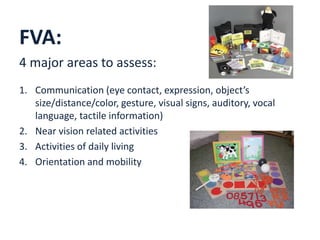 Functional vision assessment what to consider | PPTX