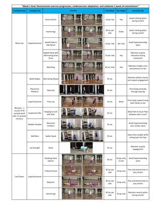 Functional workouts for busy parents | PDF