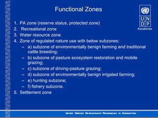 Functional zoning and implementation of the ecosystem approach ...