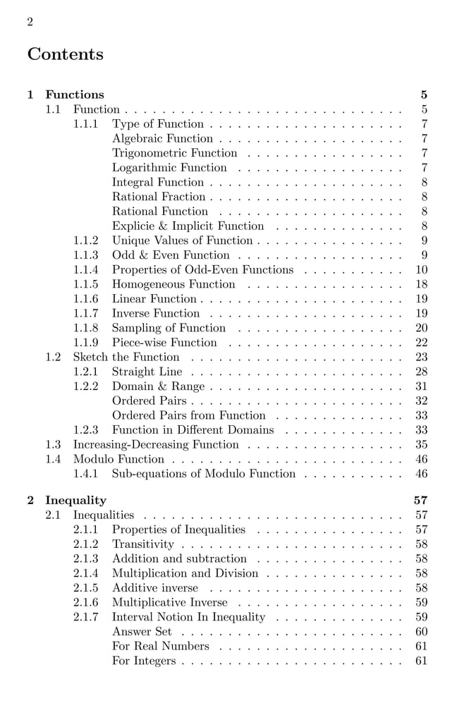 Principle of Function Analysis - by Arun Umrao | PDF