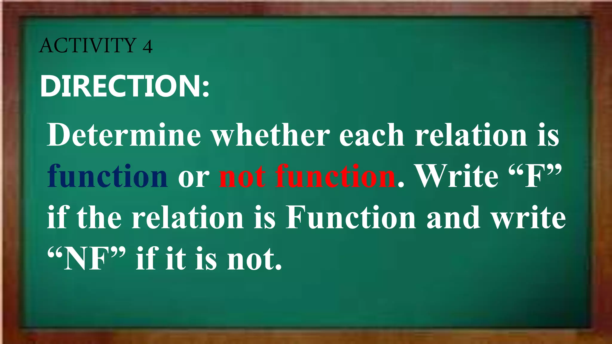 Function and relation | PPTX