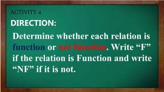 Function and relation | PPTX