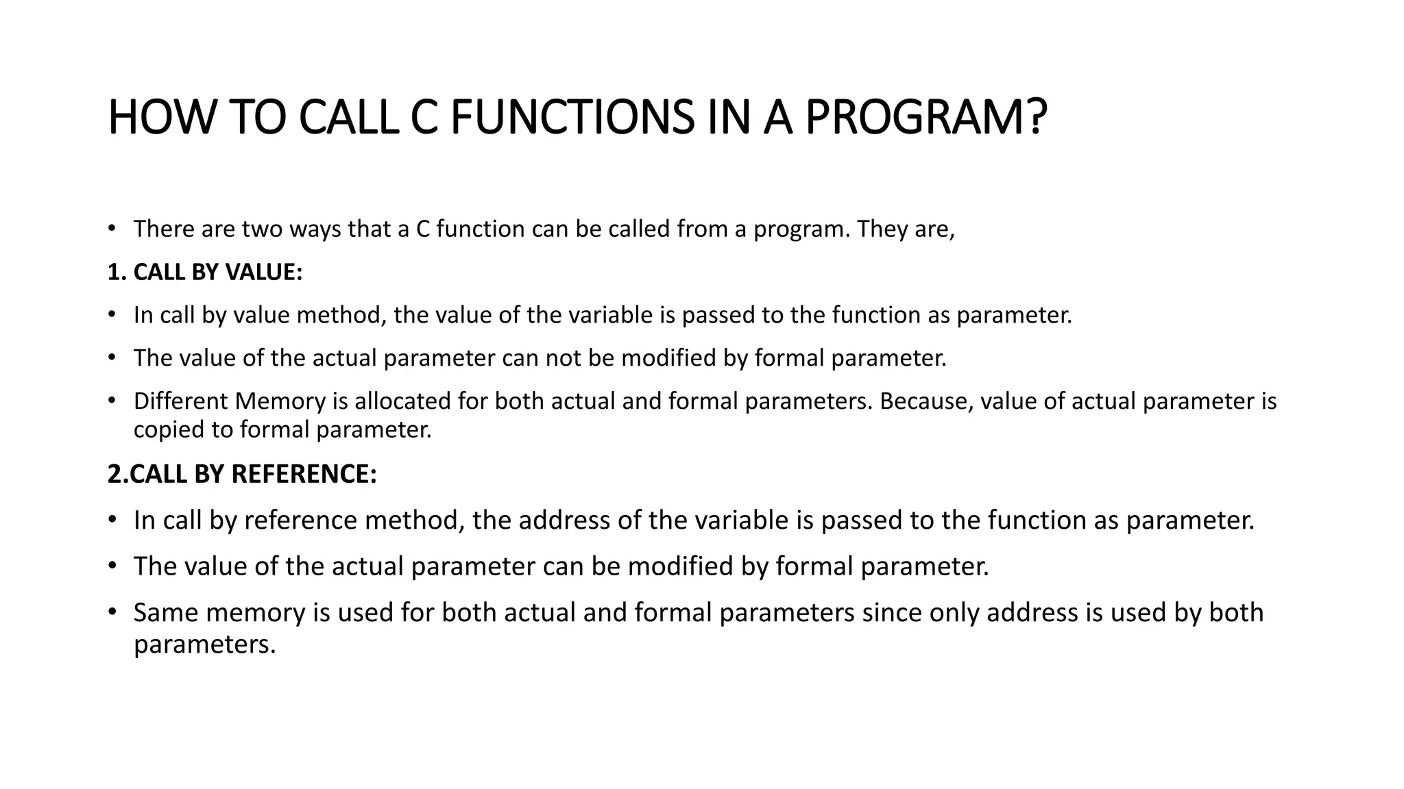 Function Rule In Programming Ppt 