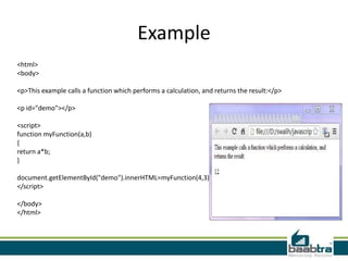 Function calling in js | PPT