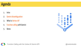 Function Calling with the Vertex AI Gemini API | PDF