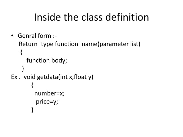 Function class in c++ | PPT