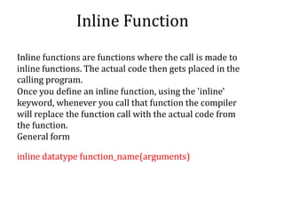 Function class in c++ | PPT
