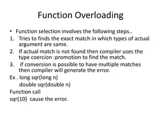 Function class in c++ | PPT