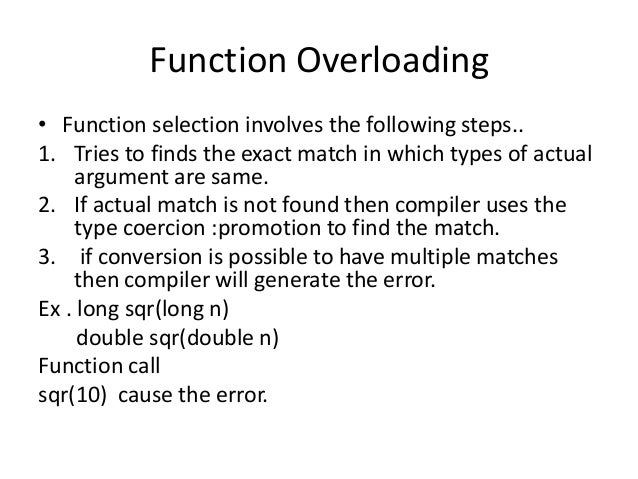 Function class in c++