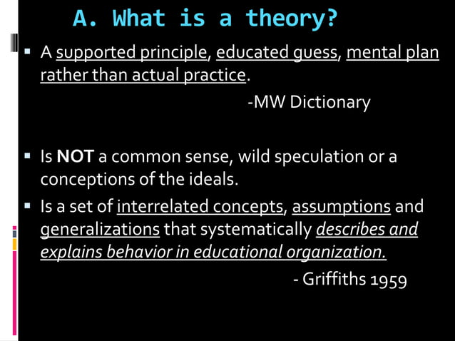 Function & component of a theory | PPTX