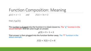 Function Compositions | PPTX