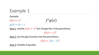 Function Compositions | PPTX