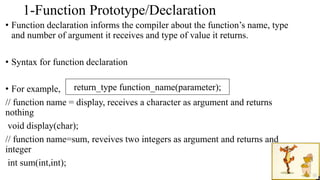 Function different types of funtion | PPT