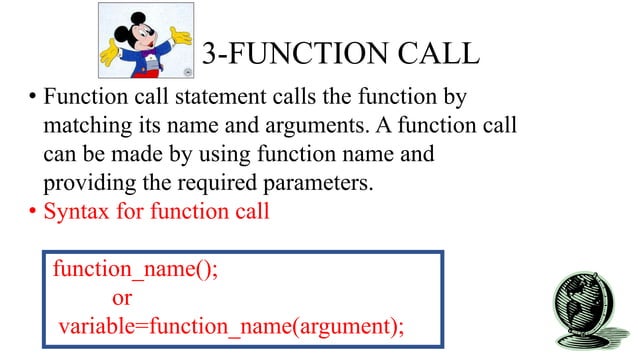 Function different types of funtion | PPT